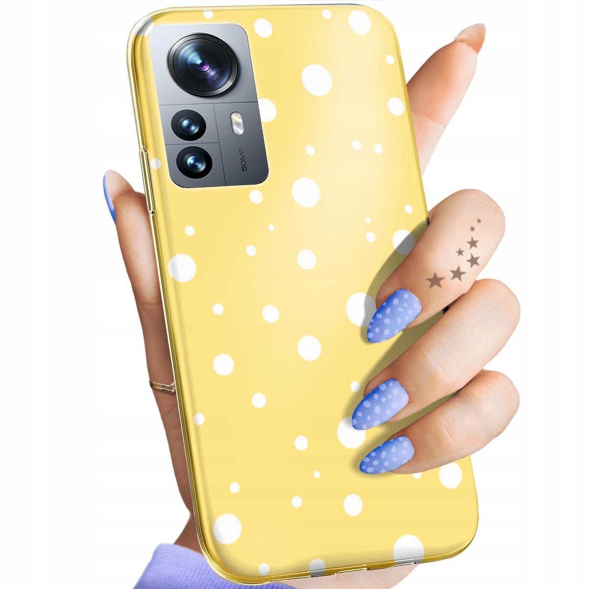 ETUI DO XIAOMI 12 PRO / 12S PRO WZORY KROPKI GROCHY BOKEH DOTS OBUDOWA ...