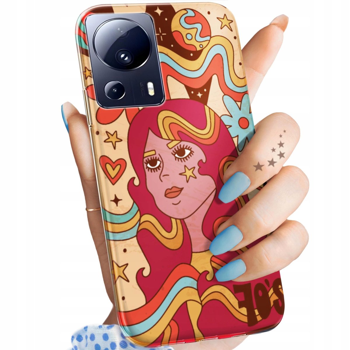 ETUI DO XIAOMI 13 LITE / CIVI 2 WZORY HIPPIE PEACE HIPPISI OBUDOWA CASE ...