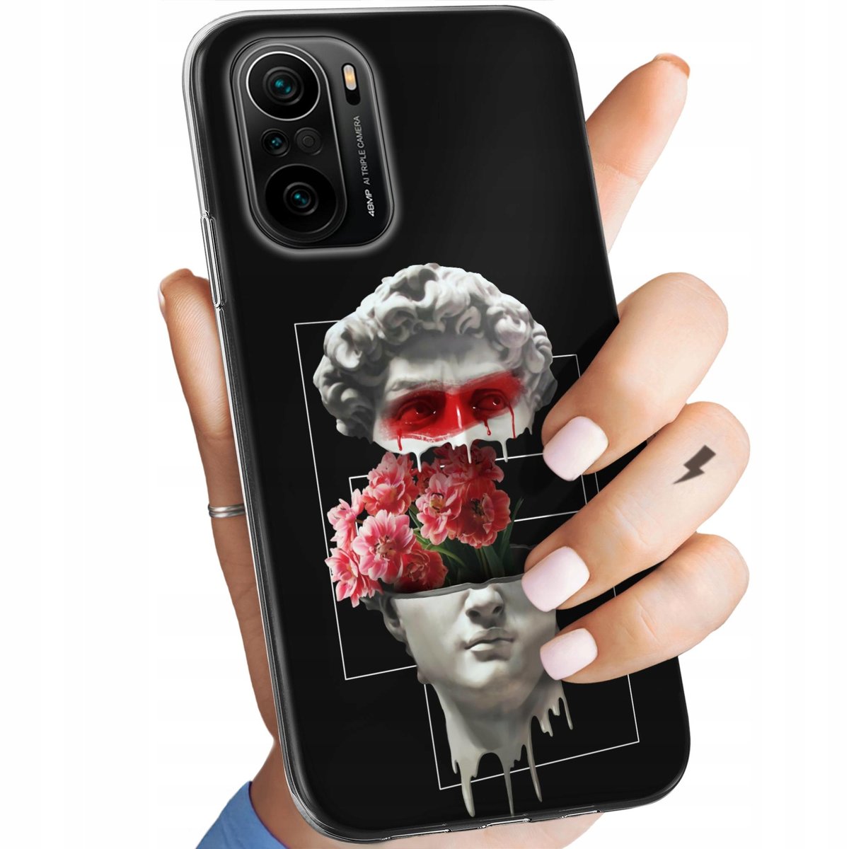 ETUI DO XIAOMI POCO F3 / F3 PRO WZORY KLASYKA CLASSIC RZEŹBA OBUDOWA ...