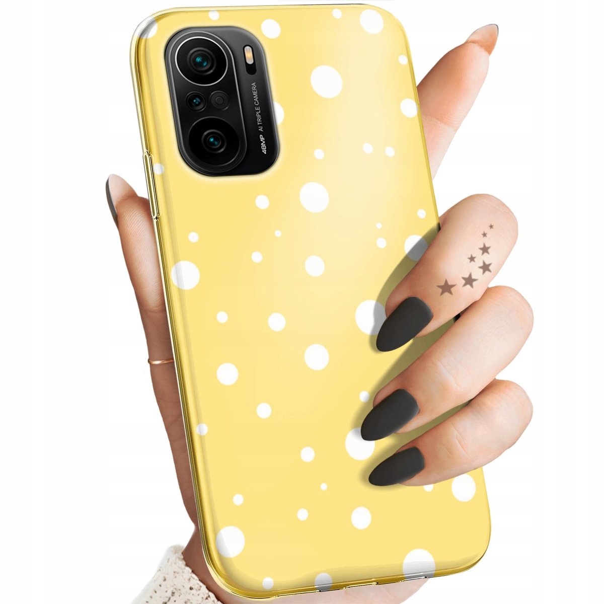 ETUI DO XIAOMI POCO F3 / F3 PRO WZORY KROPKI GROCHY BOKEH DOTS OBUDOWA ...