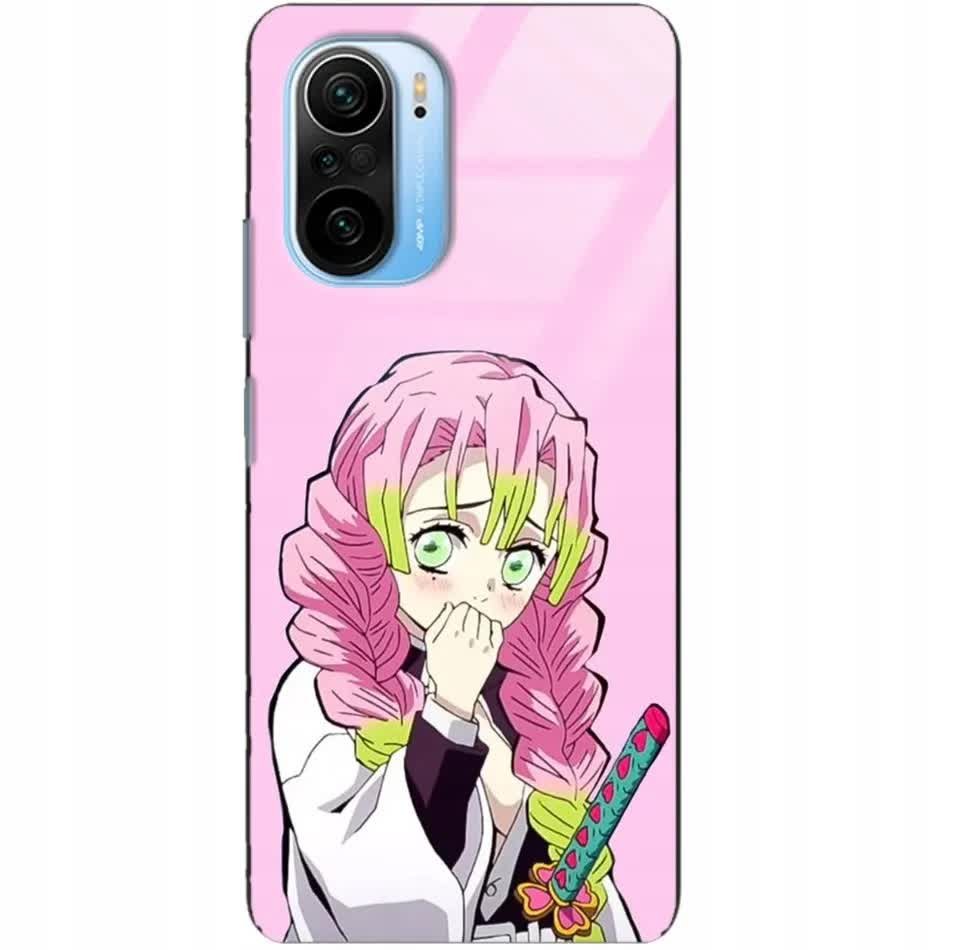 ETUI DO XIAOMI POCO F3 PRO Ochronne Black Glass Anime MITSURI KANROJI ...