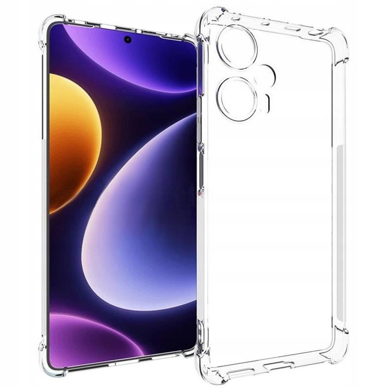 Etui Do Xiaomi Poco F5 5G Jelly Anti Shock Bezbarw Pokrowiec Case ...