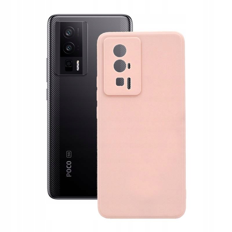 Etui do Xiaomi POCO F5 Pro 5G Jelly Case jasny różowy MATT Obudowa ...