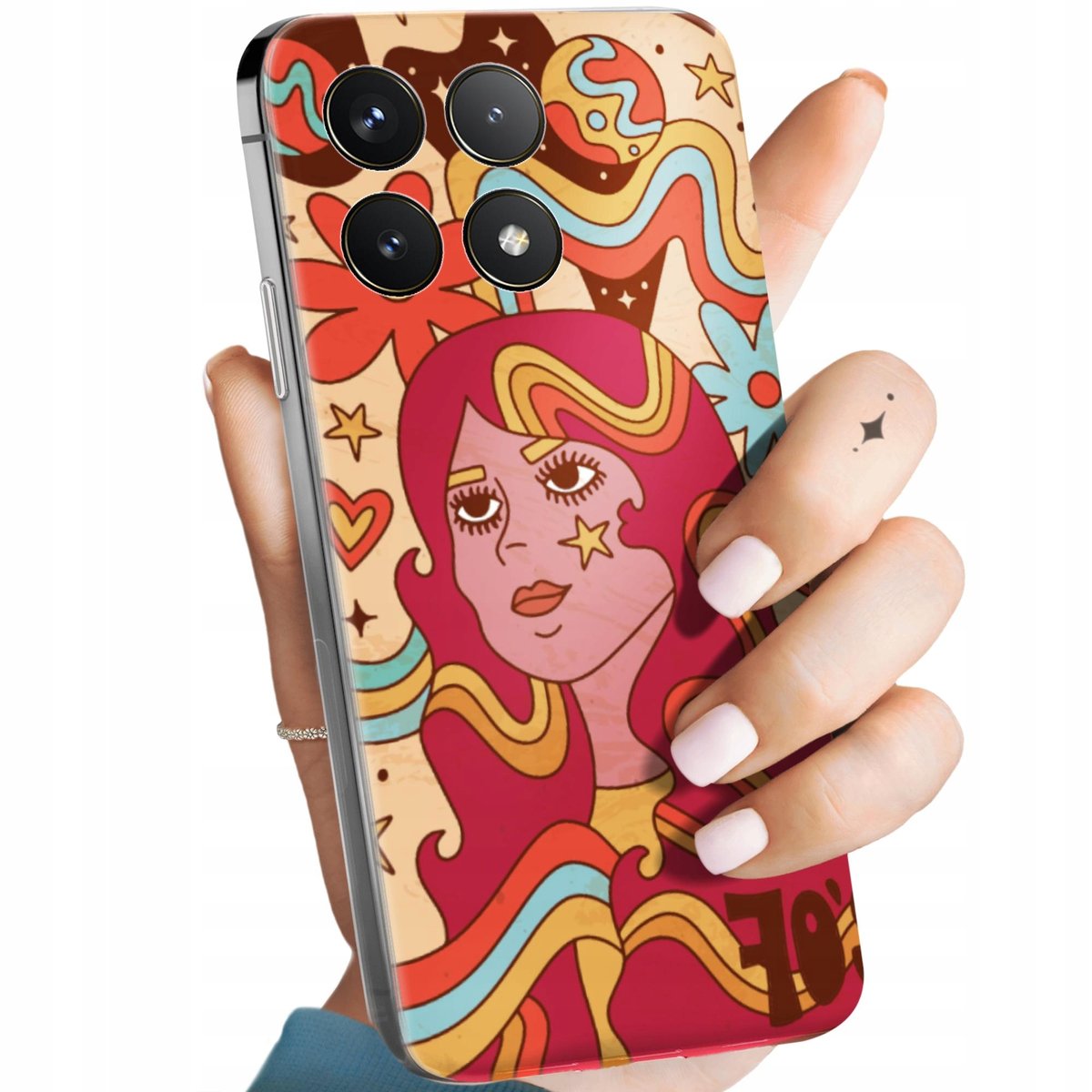 Etui Do Xiaomi Poco F6 Pro Wzory Hippie Peace Hippisi Obudowa Pokrowiec ...