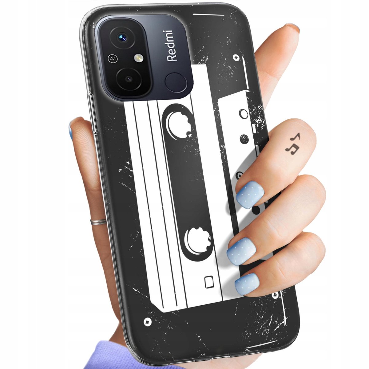 Etui Do Xiaomi Redmi 12C Wzory Retro Old School Muzyka Gry Obudowa Case ...