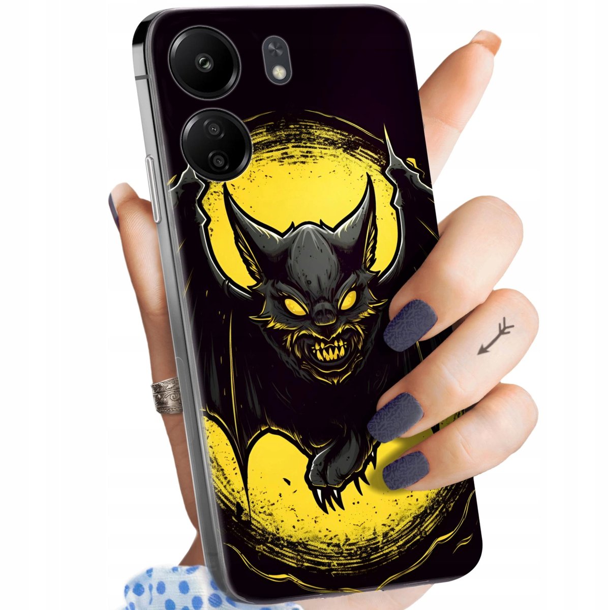 ETUI DO XIAOMI REDMI 13C 4G WZORY NIETOPERZ BAT OBUDOWA POKROWIEC CASE ...