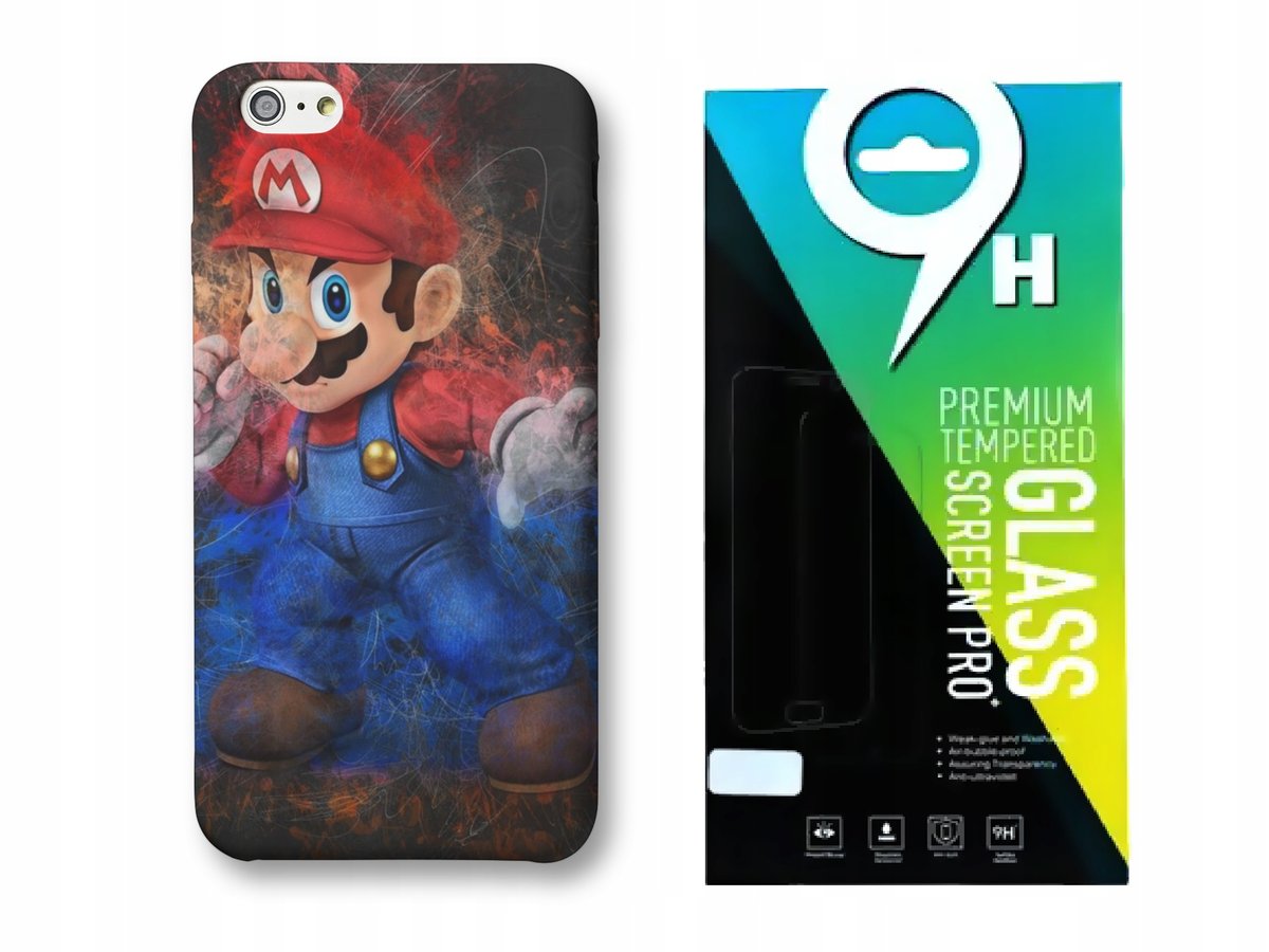 Etui do Xiaomi Redmi 9T-Gry- Super Mario+ SZKŁO - Inna marka | Sklep ...