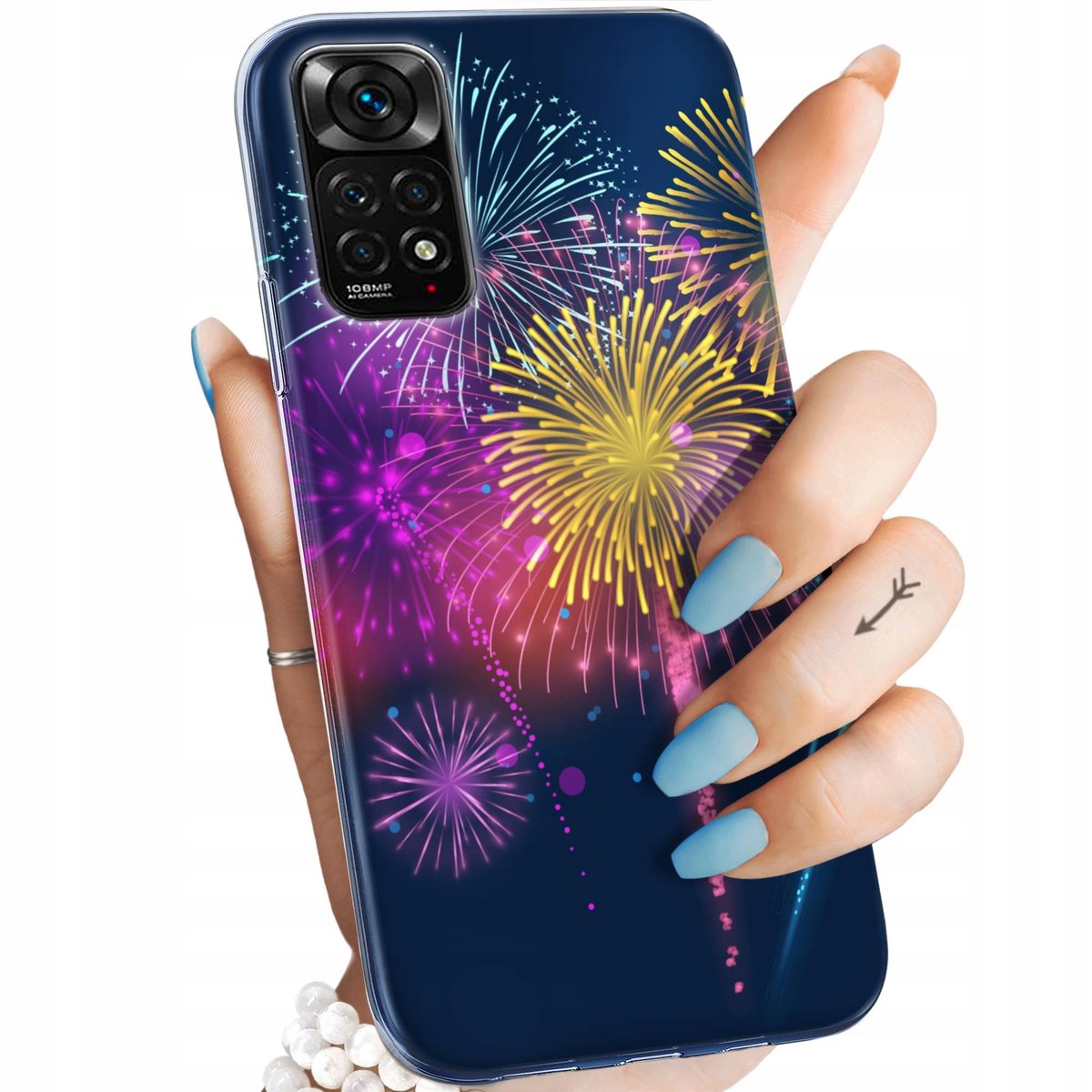 ETUI DO XIAOMI REDMI NOTE 11 4G / 11S 4G WZORY SYLWESTER IMPREZA NOWY ...
