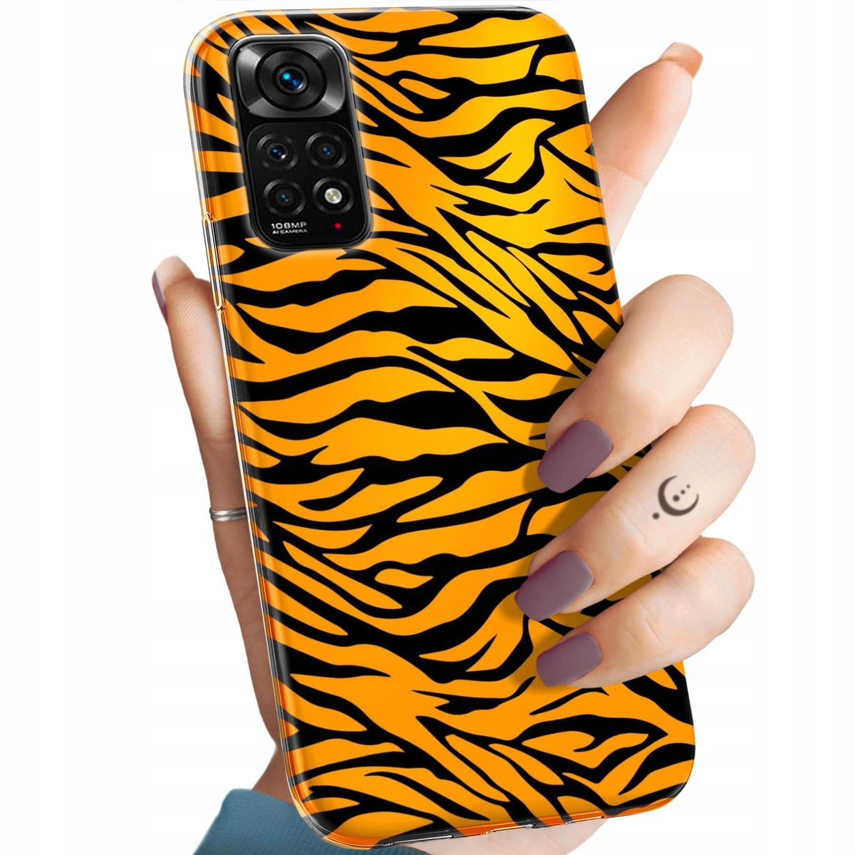ETUI DO XIAOMI REDMI NOTE 11 4G / 11S 4G WZORY TYGRYS TYGRYESK TIGER ...