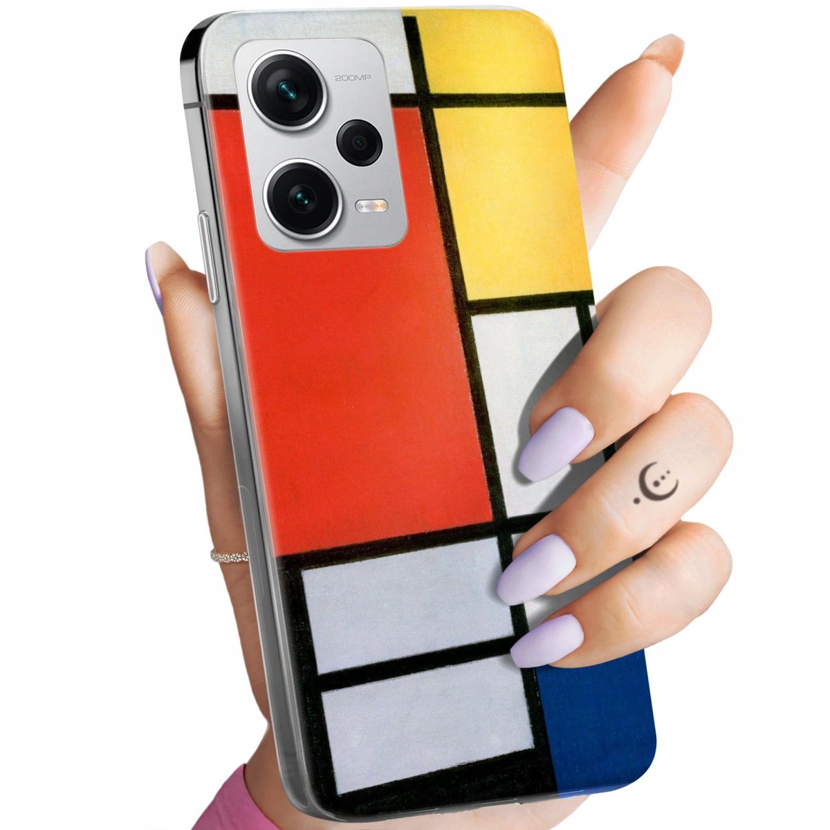 ETUI DO XIAOMI REDMI NOTE 12 PRO PLUS WZORY PIET MONDRAIN ABSTRAKCJA ...