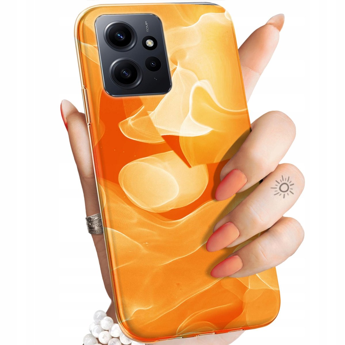 ETUI DO XIAOMI REDMI NOTE 12 WZORY POMARAŃCZOWE POMARAŃCZE ORANGE ...