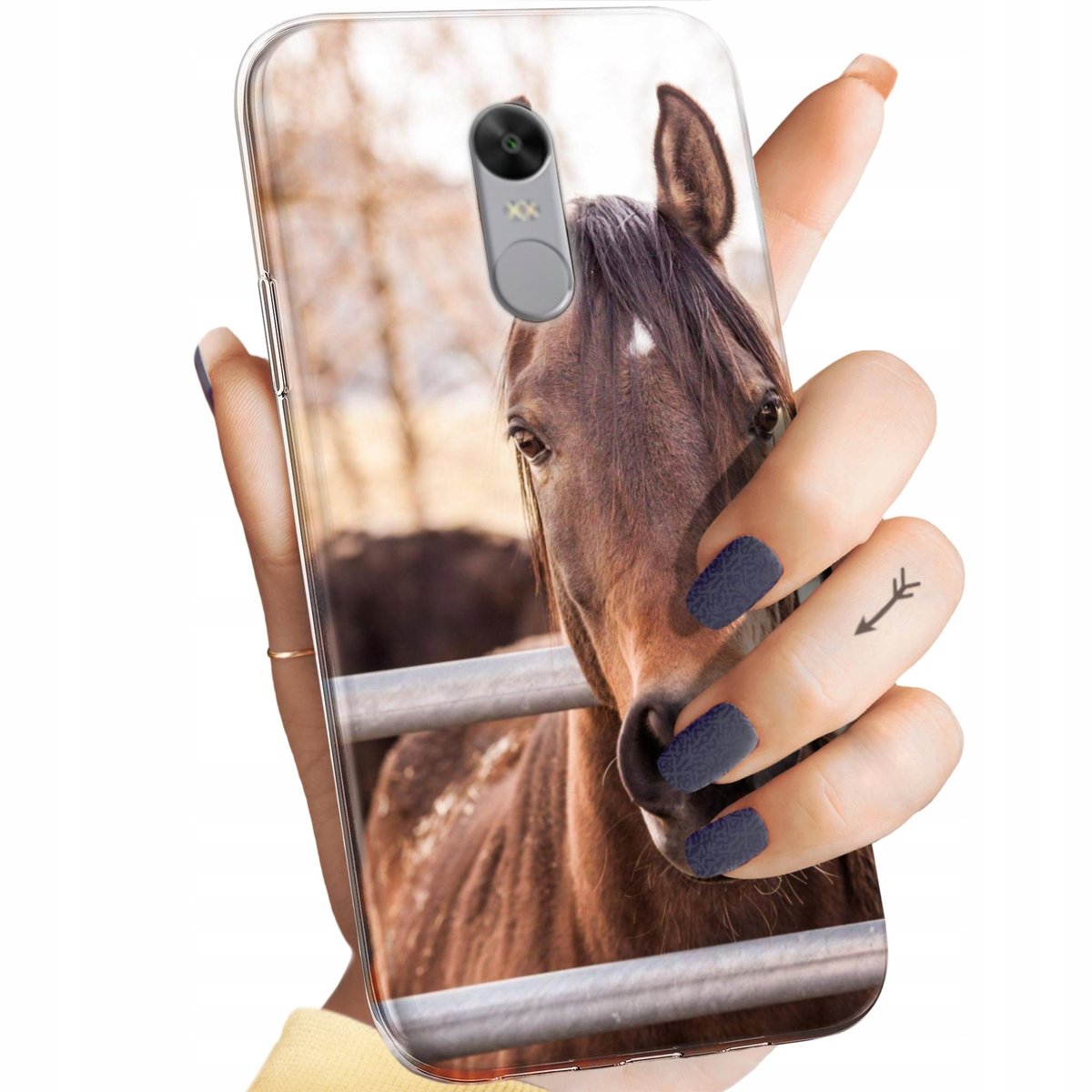 ETUI DO XIAOMI REDMI NOTE 4 / 4X WZORY KONIE KUCE PEGAZY OBUDOWA ...