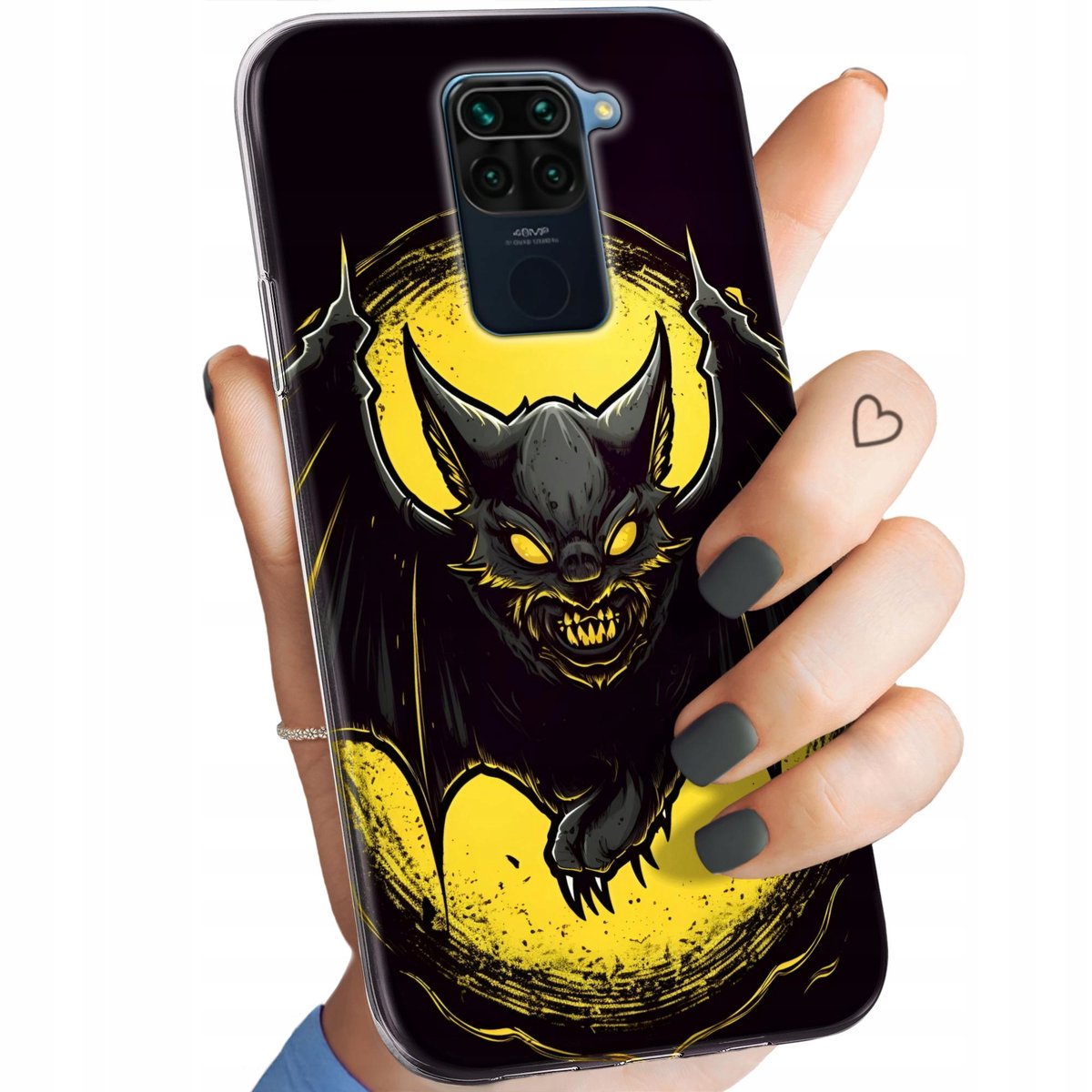 Etui Do Xiaomi Redmi Note 9 Wzory Nietoperz Bat Obudowa Pokrowiec Case ...