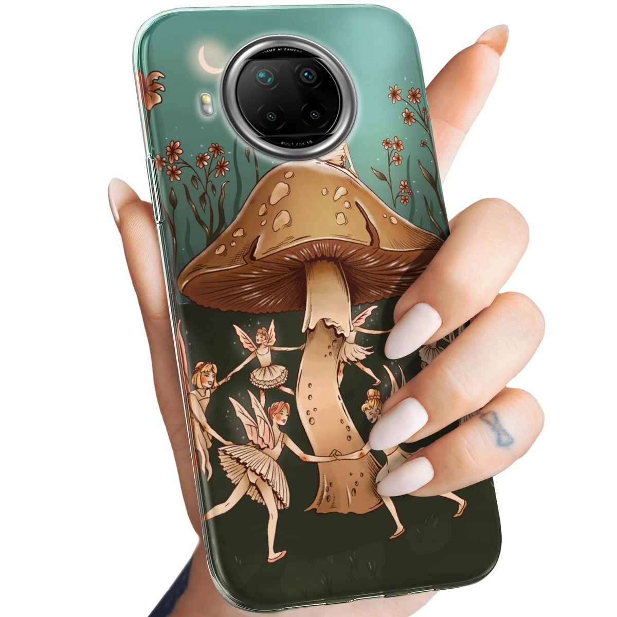 ETUI DO XIAOMI REDMI NOTE 9T PRO 5G WZORY FANTASY MAGIC WRÓŻKA OBUDOWA ...