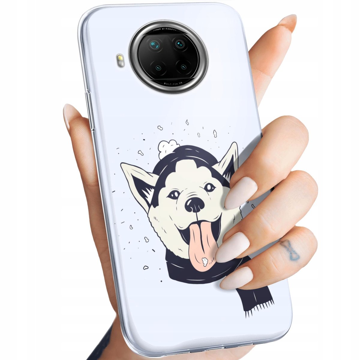 ETUI DO XIAOMI REDMI NOTE 9T PRO 5G WZORY HUSKY PSY PIESKI OBUDOWA CASE ...