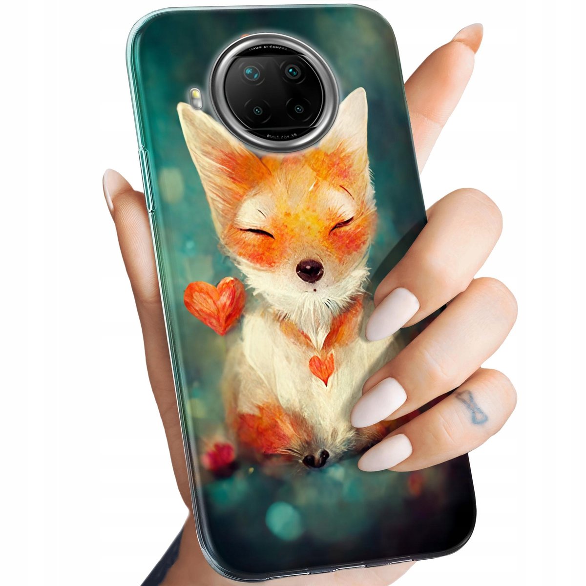 ETUI DO XIAOMI REDMI NOTE 9T PRO 5G WZORY LISKI LISY FOX OBUDOWA ...