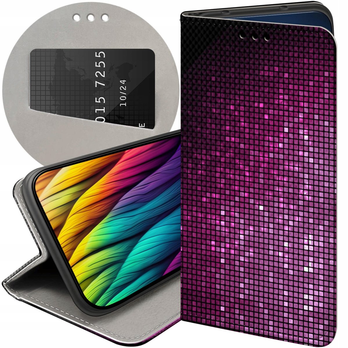 ETUI DO Y6S / Y6 PRIME 2019 / HONOR 8A WZORY BROKAT BROKATOWE BŁYSZCZĄCE - Honor | Sklep EMPIK.COM