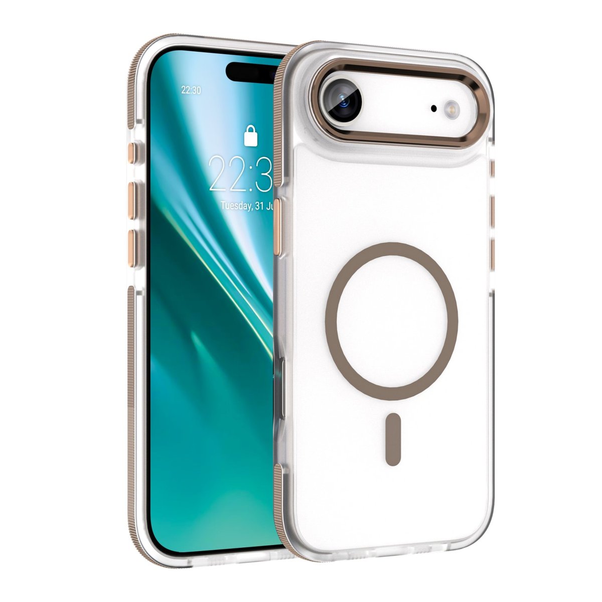 Etui Etteri Icy Mag do iPhone 17 Air złota - Etteri | Sklep EMPIK.COM