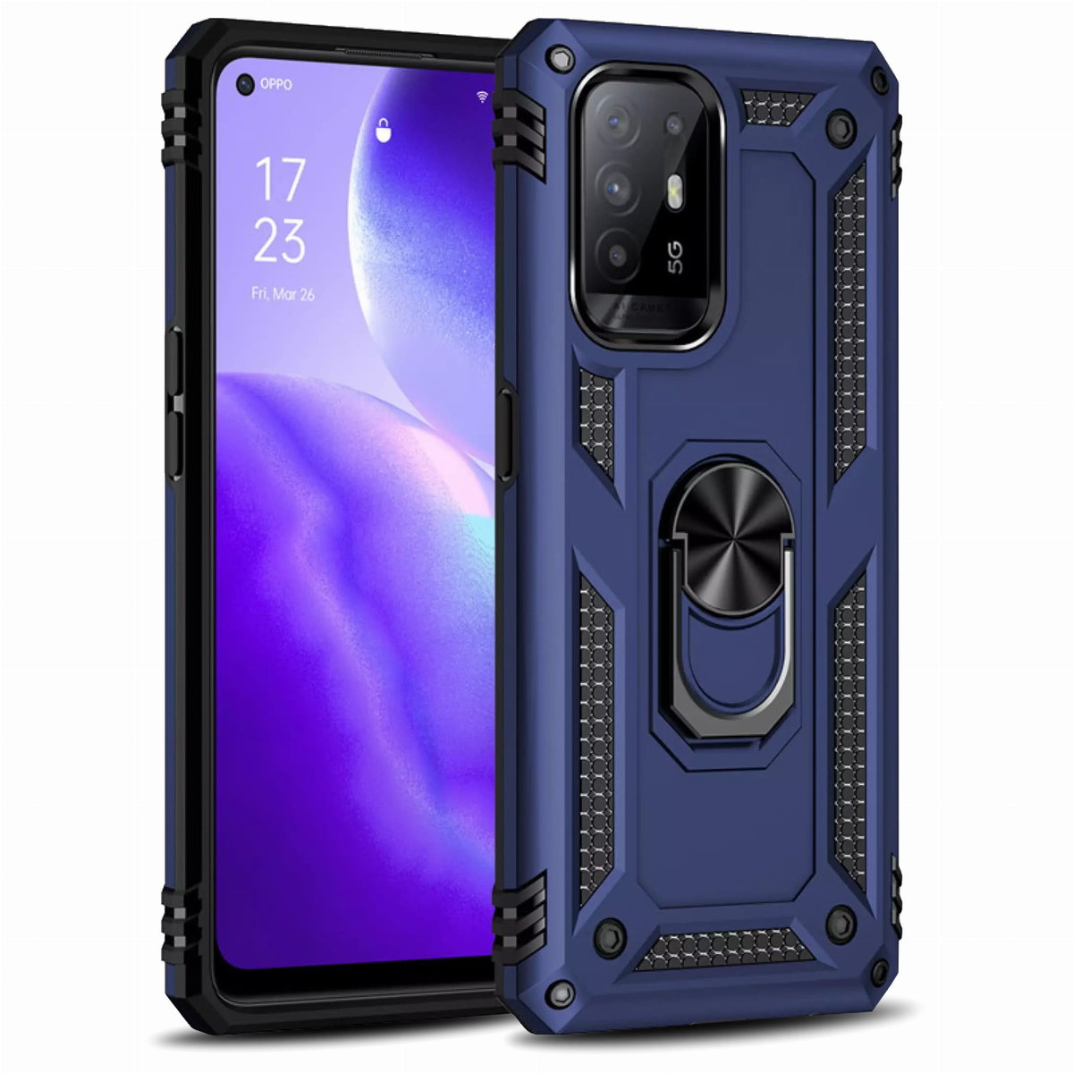 ETUI EXOGUARD ARMOR RING - OPPO RENO 5Z - PANCERNE CASE OBUDOWA FUTERAŁ ...