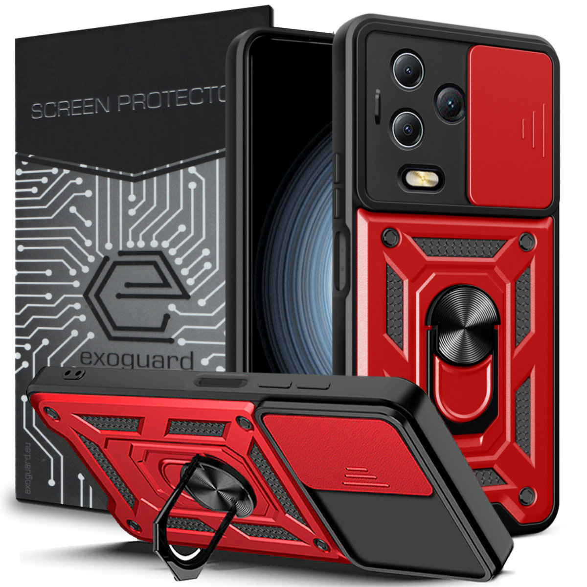 ETUI EXOGUARD CAMSHIELD + SZKŁO - INFINIX NOTE 12 2023 / 12 PRO ...