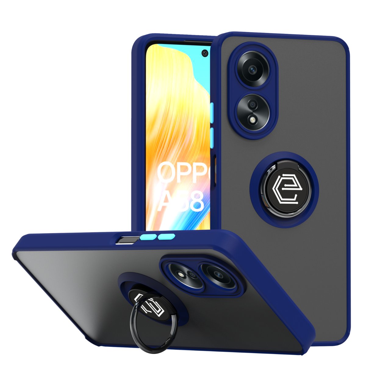 Etui Exoguard O-Ring - Oppo A58 4G - Pancerne Case Obudowa Futerał Ring ...