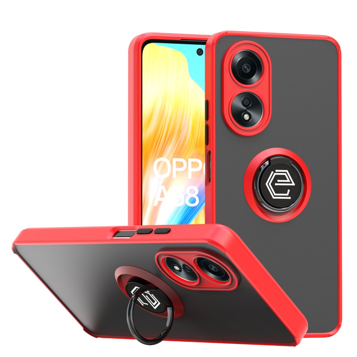 Etui Exoguard O-Ring - Oppo A58 4G - Pancerne Case Obudowa Futerał Ring - EXOGUARD | Sklep EMPIK.COM