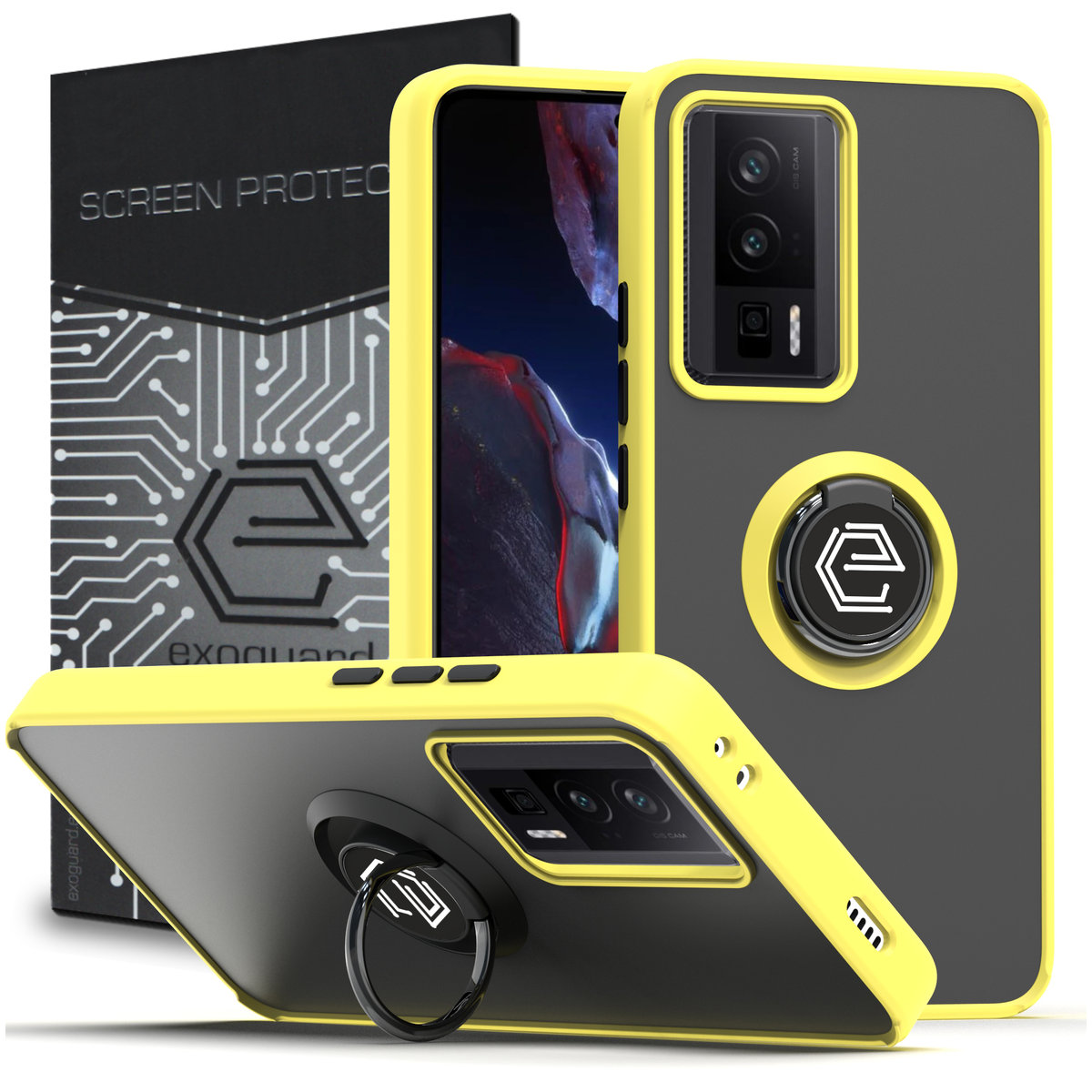 ETUI EXOGUARD O-RING + SZKŁO - XIAOMI POCO F5 PRO - PANCERNE CASE ...