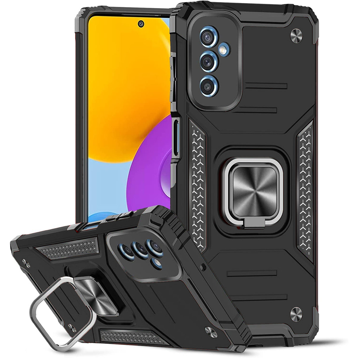 ETUI EXOGUARD QRING - SAMSUNG GALAXY M52 5G - PANCERNE CASE OBUDOWA ...