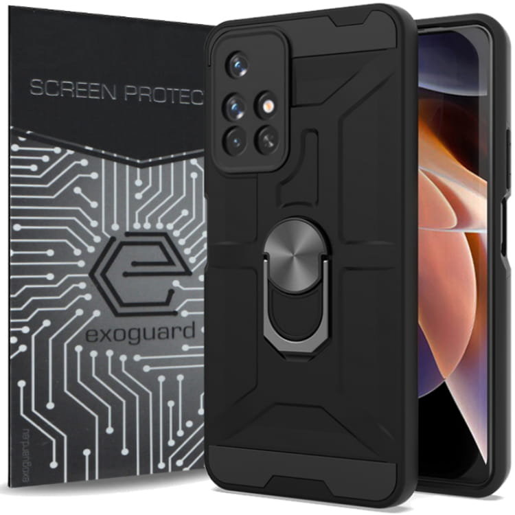 ETUI EXOGUARD XRING + SZKŁO - REDMI 10 / REDMI 10 2022 - PANCERNE CASE ...