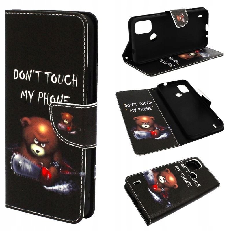 Etui Fancy Diary do Nokia C21 Plus TA-1424 misiek Pokrowiec Case ...