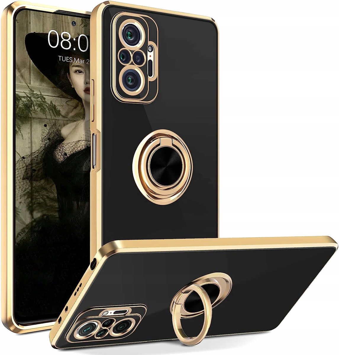 ETUI FLEXI RING DO XIAOMI REDMI NOTE 10 PRO +SZKŁO - Nela-Styl | Sklep ...