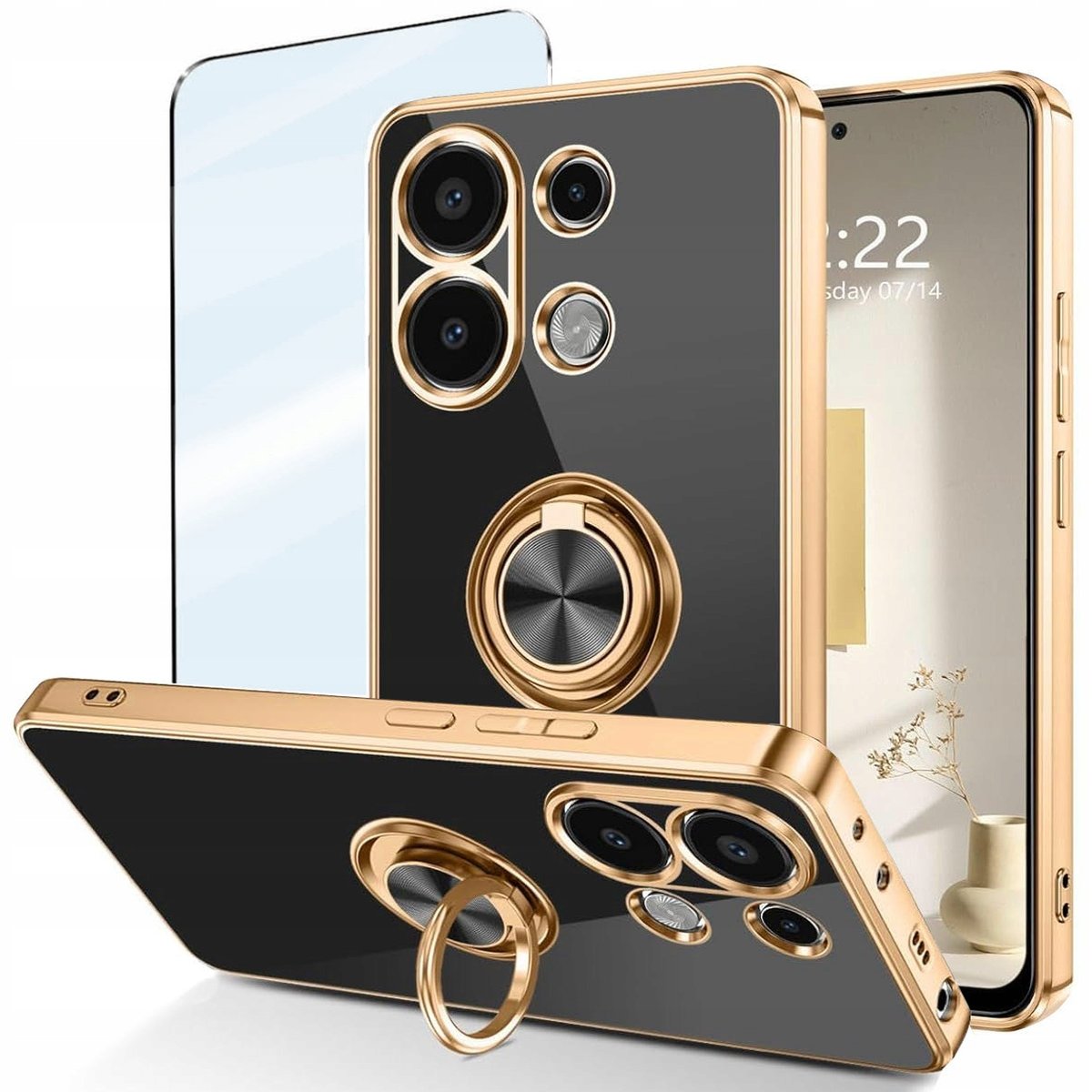 ETUI FLEXI RING DO XIAOMI REDMI NOTE 13 PRO 5G +SZKŁO - Nela-Styl | Sklep EMPIK.COM