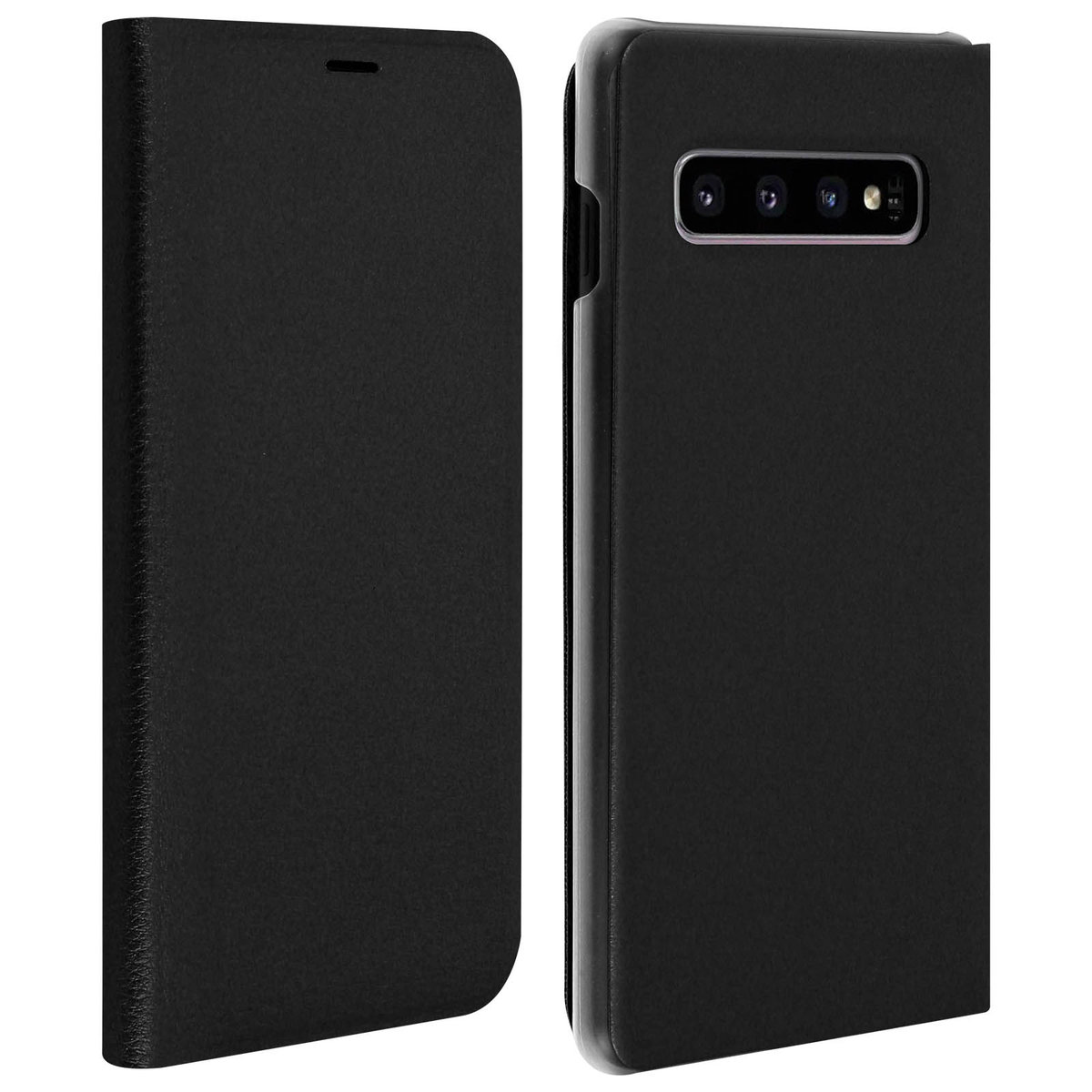 Etui Flip Book, etui-portfel z podstawką do Samsunga Galaxy S10 Plus - Czarne - Avizar | Sklep ...