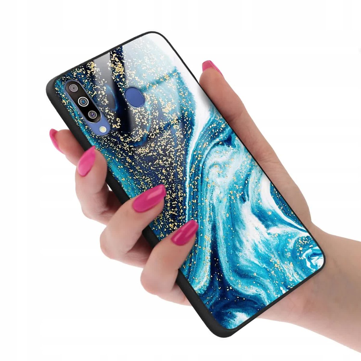 Etui GLASS do SAMSUNG M30 Case Marmurki Top Wzory - Inna marka | Sklep ...