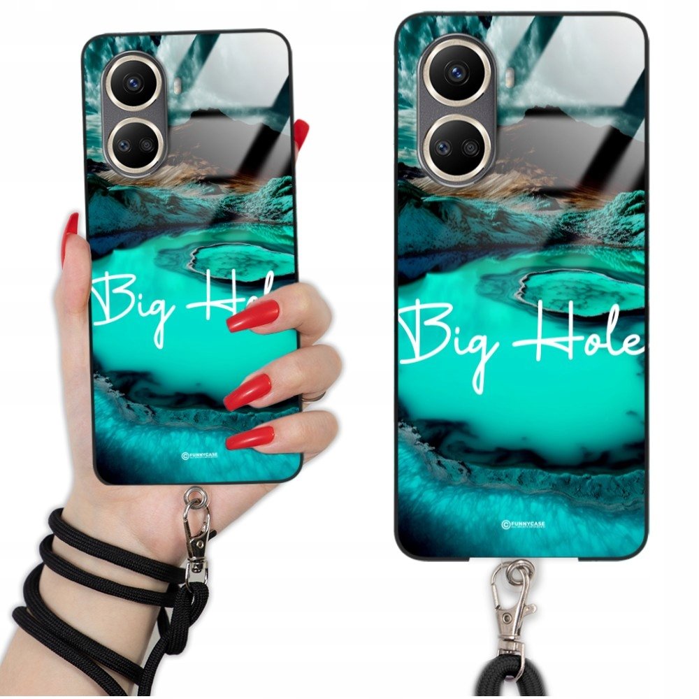 Etui GLASS QUICK do HUAWEI NOVA 10 SE Sznurek Czarny IMAGINE Bajkowe ...