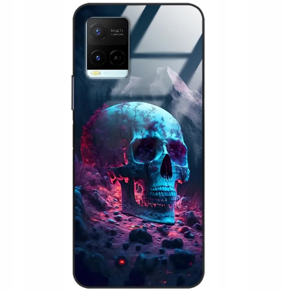 Etui Glass Szklane Vivo Y21 Postaci Zwierzątka Emoji Urocze Animals ...