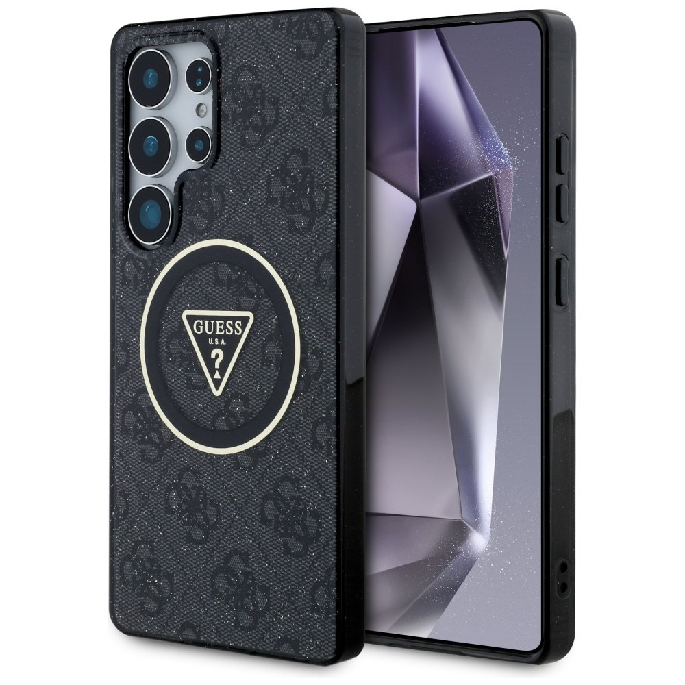 ETUI GUESS 4G GLITTER TRIANGLE BUTTONS MAGSAFE POKROWIEC OBUDOWA CASE ...