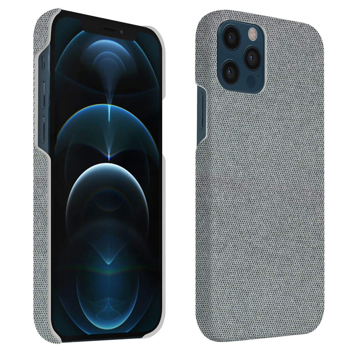 Etui Iphone 12/12 Pro Sztywne Etui Wykończenie Z Tkaniny Nie Ślizga Się ...