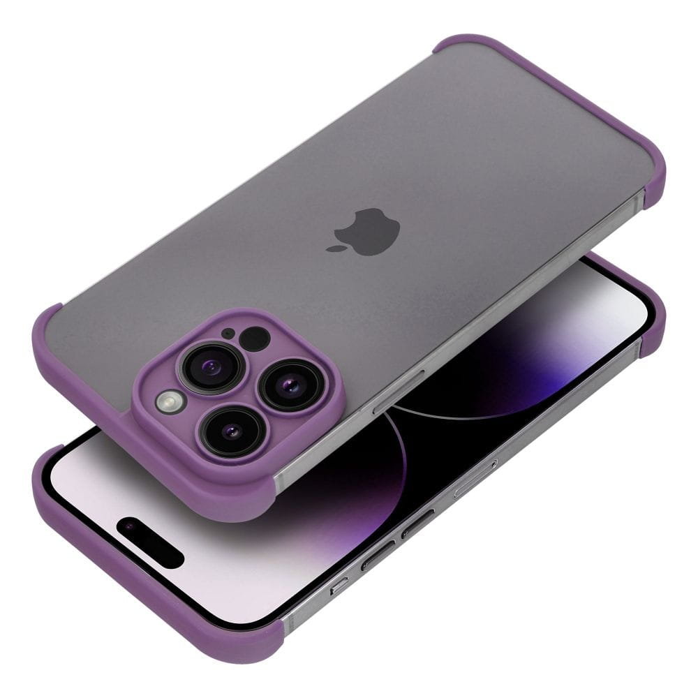 Etui Iphone 12 Osłona Na Krawędzie I Obiektywy Fioletowe - Inna marka ...
