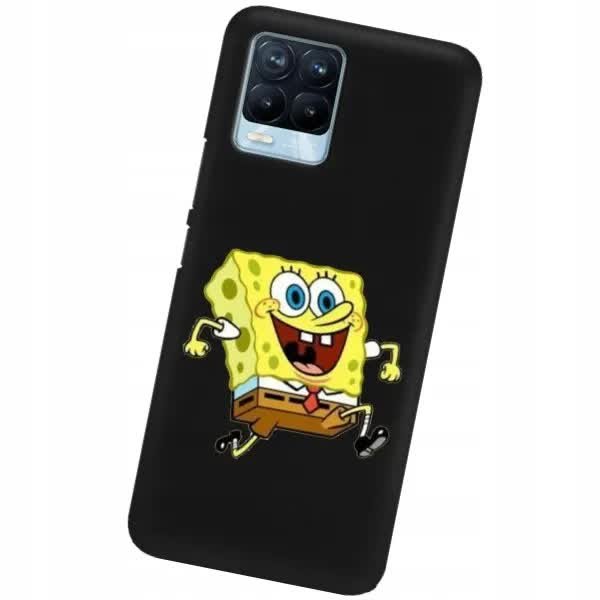 ETUI MATOWE CZARNE do REALME 8 Stich Sponge Wzory - Funnycase | Sklep ...