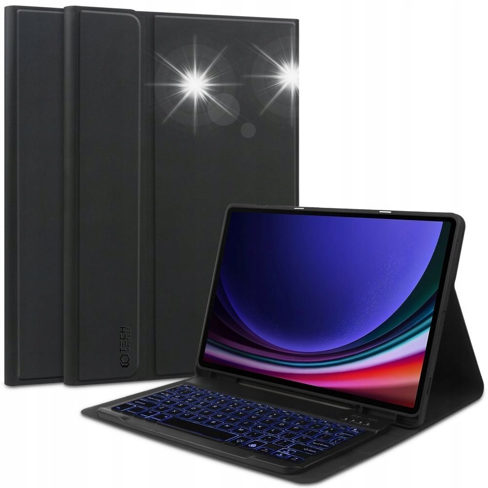 ETUI NA MAGNES DO GALAXY TAB S9 FE - PODŚWIETLANA KLAWIATURA - #OUT512 ...