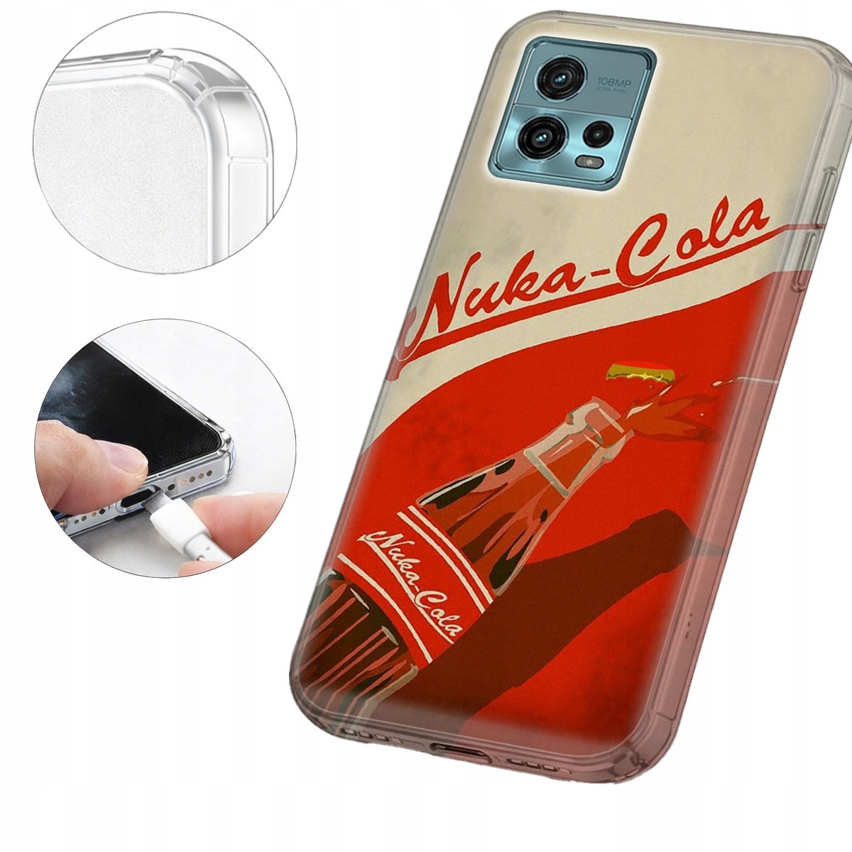 ETUI NA MOTOROLA MOTO G72 WZORY Fallout NUKA COLA - ALTREO | Sklep ...