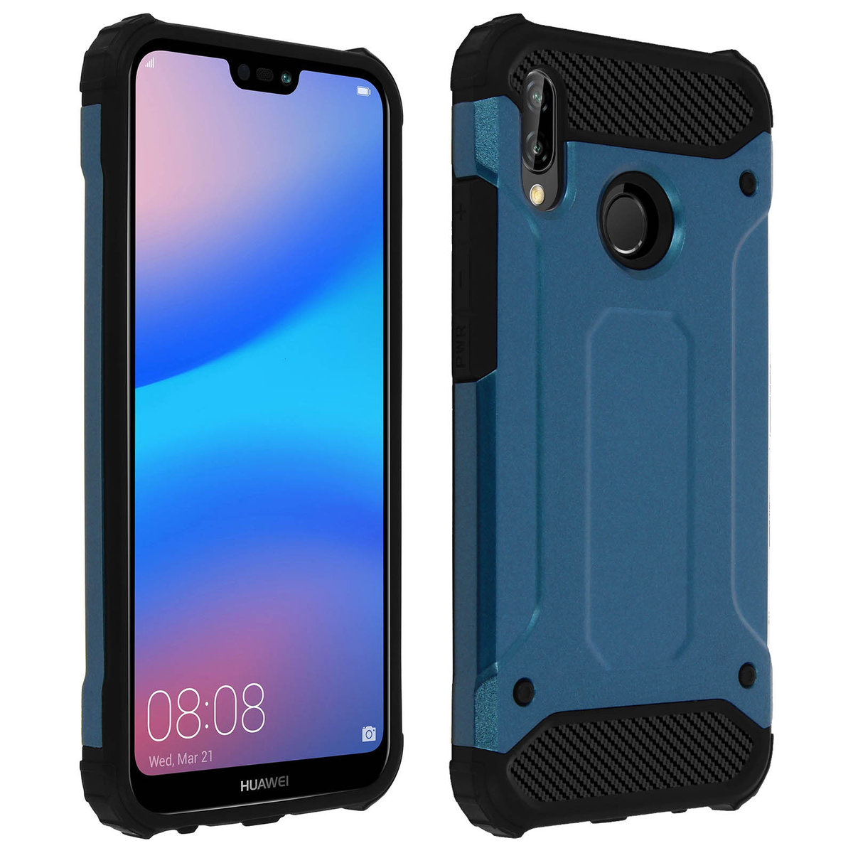 Etui ochronne Defender II Huawei P20 Lite – granatowe - Avizar | Sklep ...