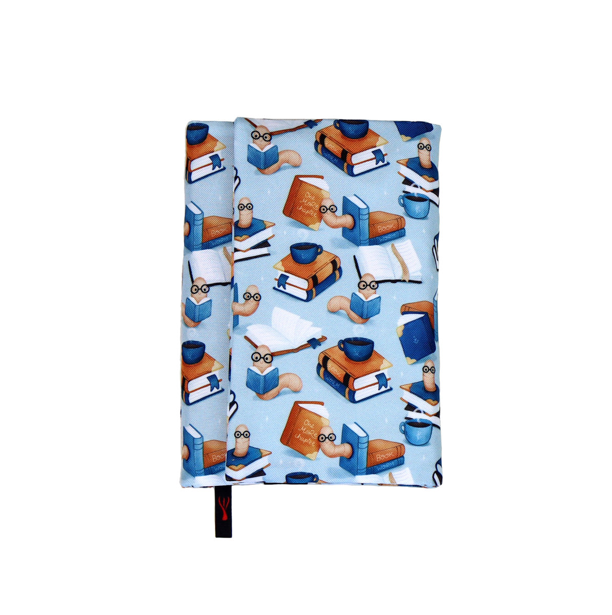 Etui Otulacz na książkę Bookworm Blue Medium - Nuva | Sklep EMPIK.COM