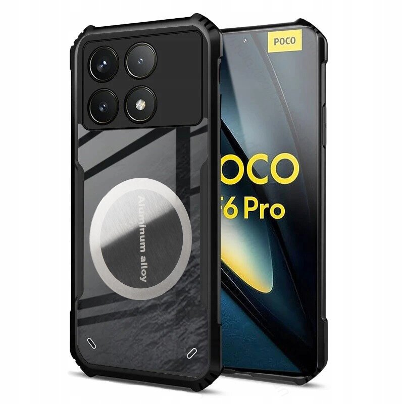 ETUI PANCERNE DO XIAOMI POCO F6 PRO 5G DO MAGSAFE OCHRONNE PLECKI ...
