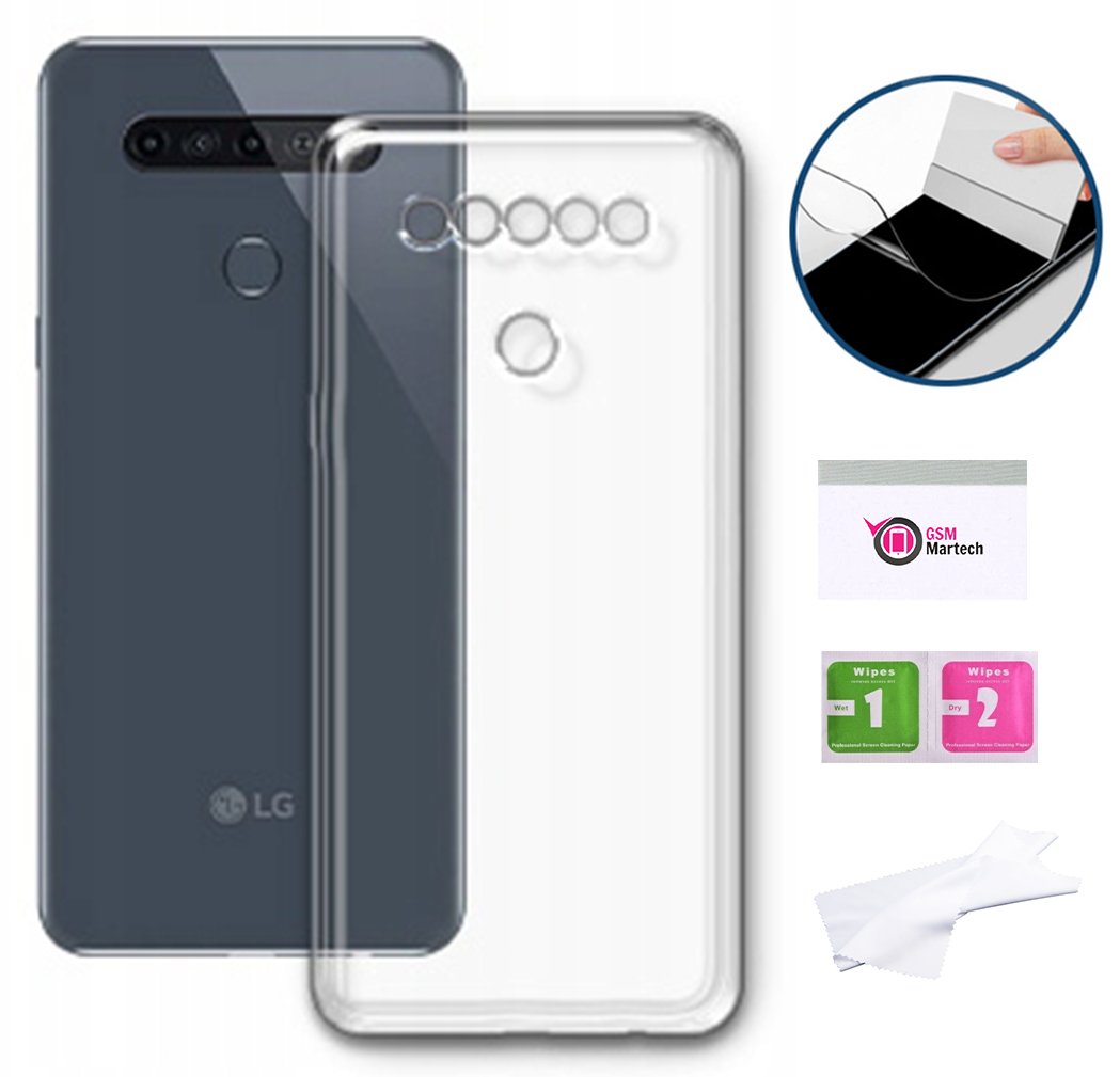 Etui Przezroczyste 1Mm Do Lg K51S K41S Obudowa + Folia Hydrożelowa ...