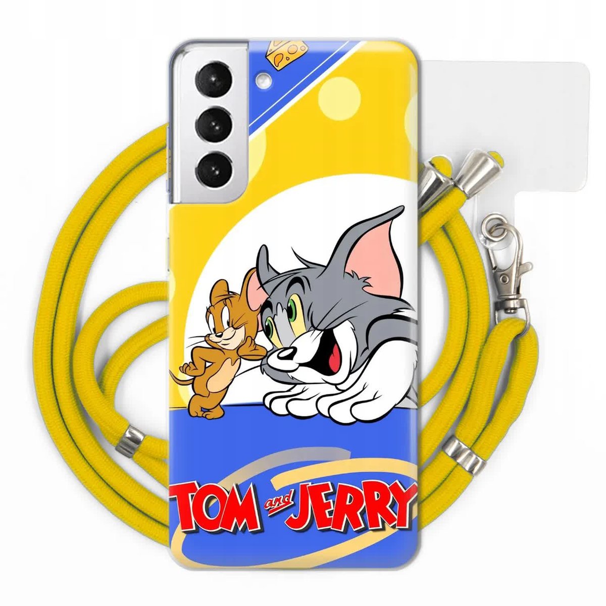 ETUI QUICK do SAMSUNG S21 PLUS Żółty Sznurek Motyw TOM I JERRY Różne ...