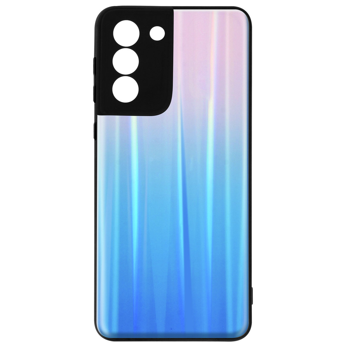 Etui Samsung Galaxy S21 Bi-material Holographic Shiny Thin różowe ...