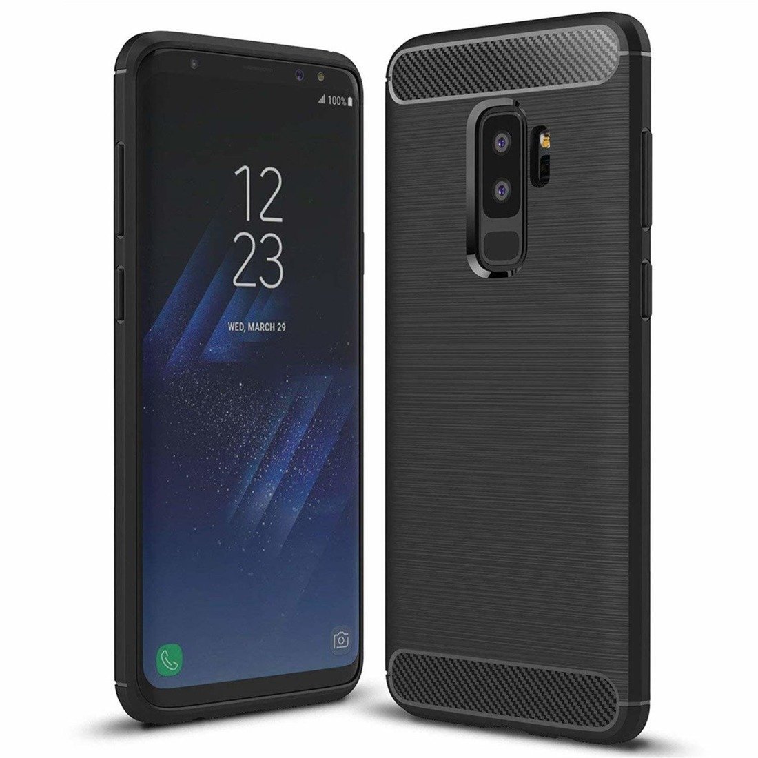 Etui SAMSUNG GALAXY S9+ PLUS G965 Nexeri Carbon Pancerne czarne ...