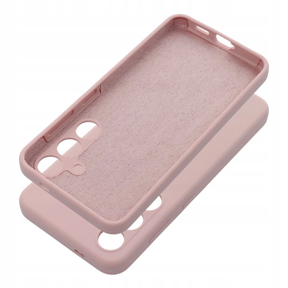 Etui SILICONE 2mm do Samsung A56 5G pudrowy róż - Inny producent ...